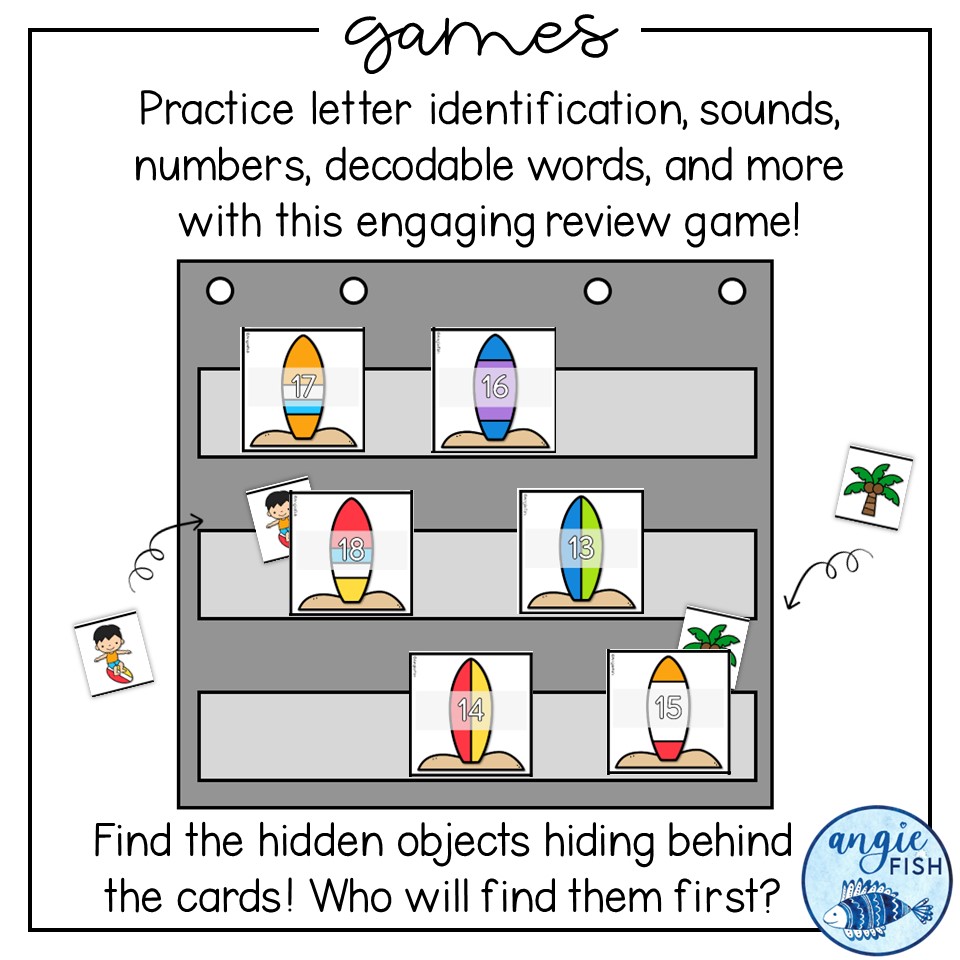 Pocket Chart Games | Pocket Chart Activities | Alphabet Hide and Seek ...