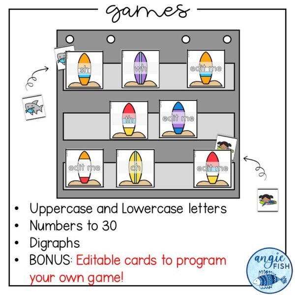 Pocket Chart Games | Pocket Chart Activities | Alphabet Hide and Seek ...