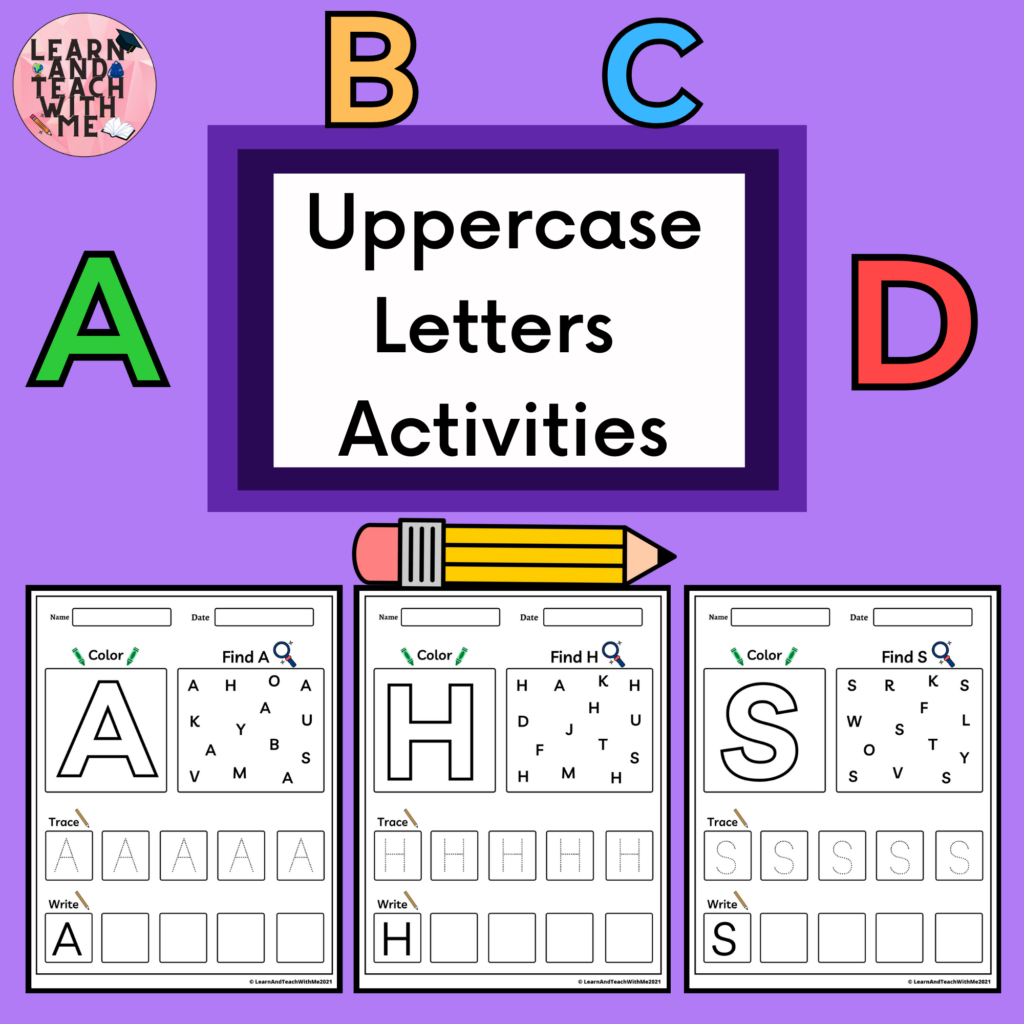 Alphabet Uppercase Letters Activity Worksheets | Made By Teachers