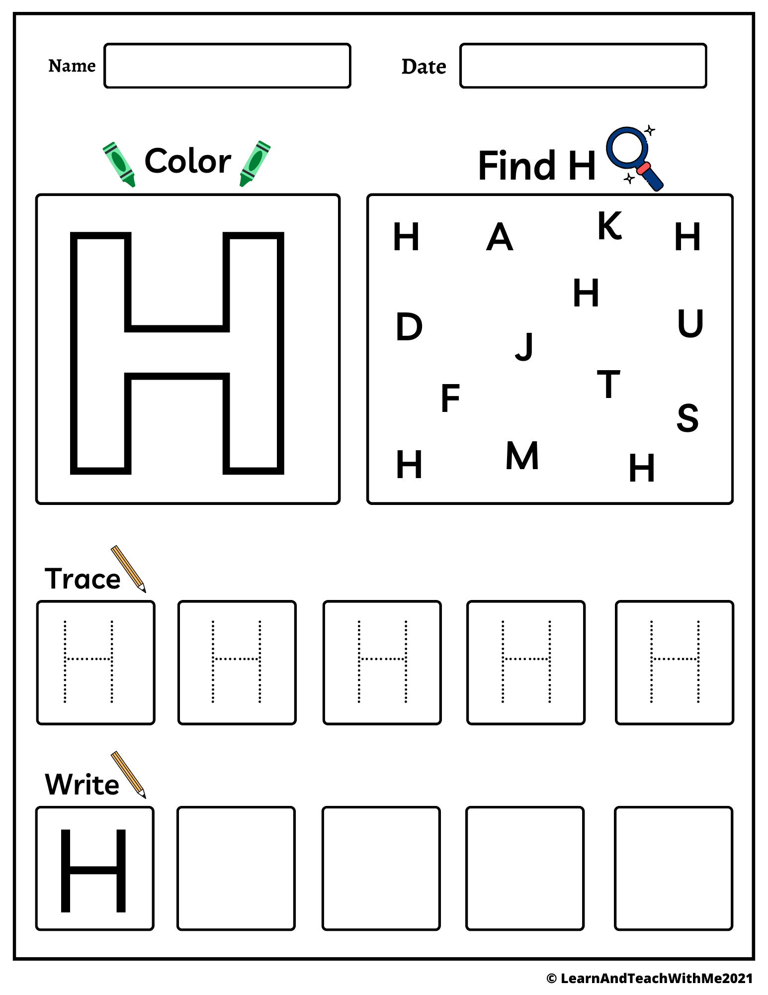Alphabet Uppercase Letters Activity Worksheets | Made By Teachers
