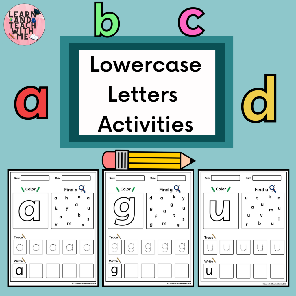Alphabet Lowercase Letters Activity Worksheets | Made By Teachers