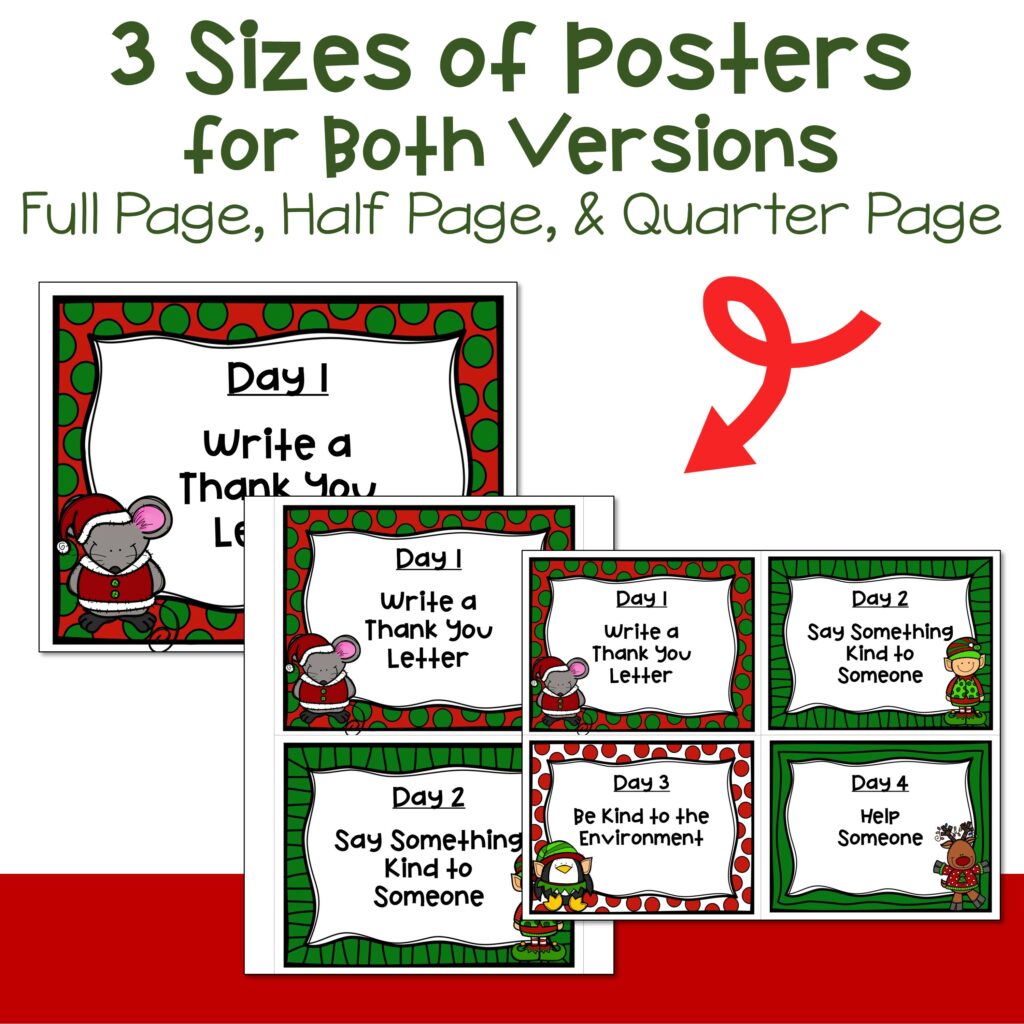 12 Days of Christmas Kindness Activity - Random Acts of Kindness for ...