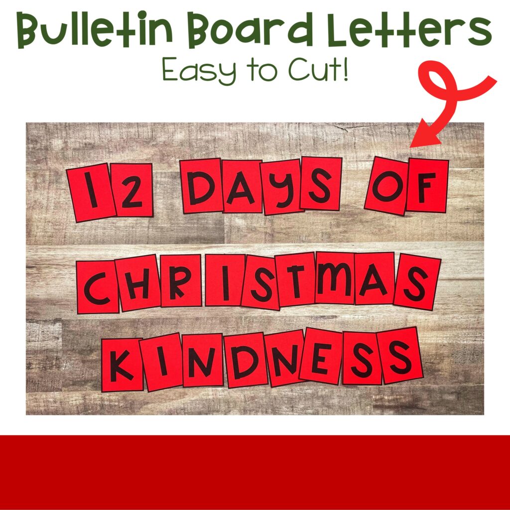 12 Days of Christmas Kindness Activity - Random Acts of Kindness for ...
