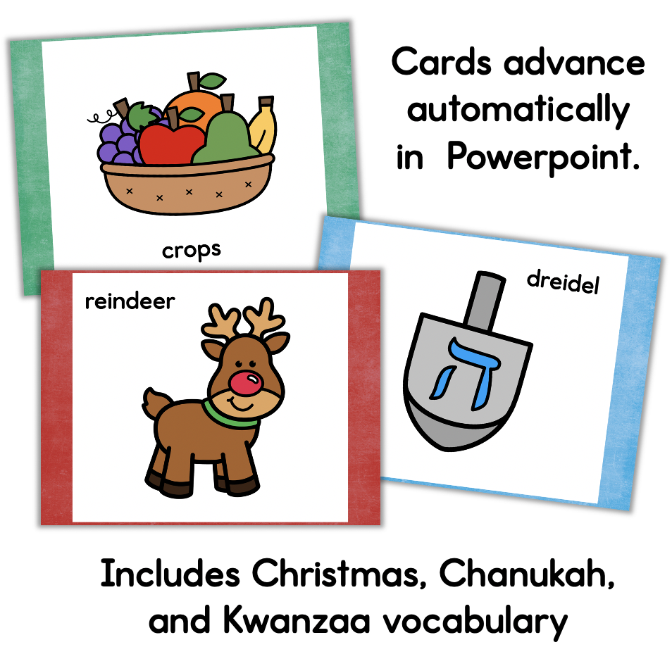 December CHRISTMAS Bingo Game + HANUKKAH & KWANZAA | Made By Teachers