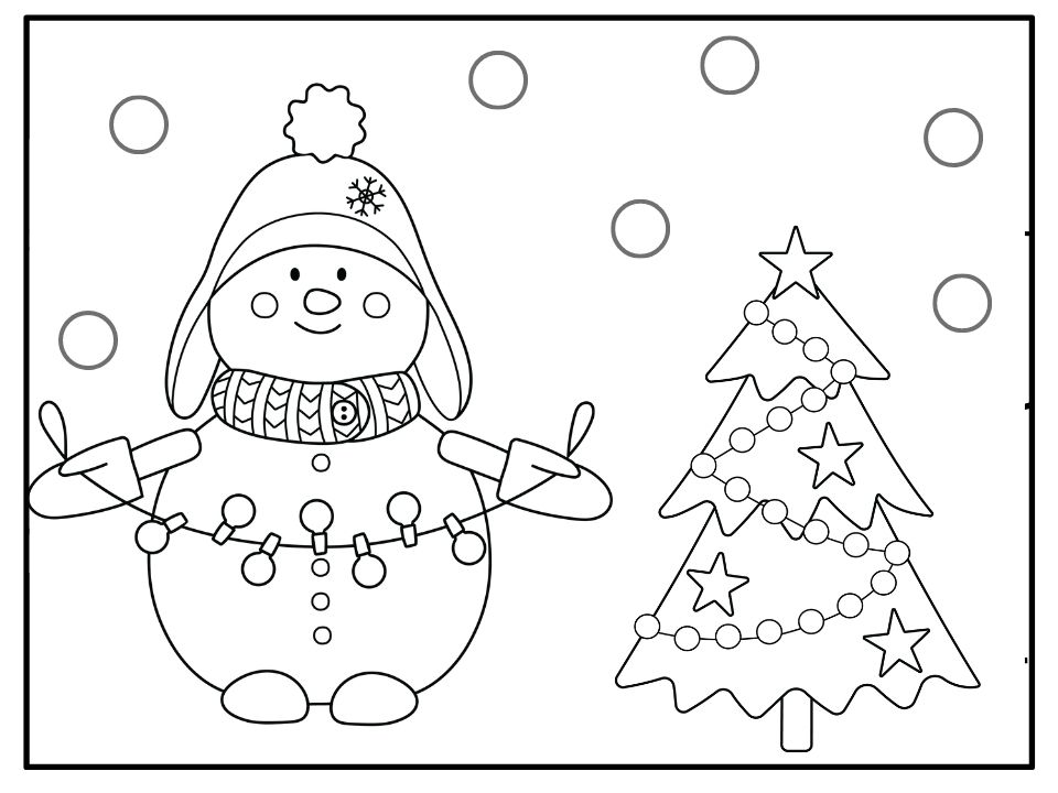 35 Winter Coloring Pages | Made By Teachers