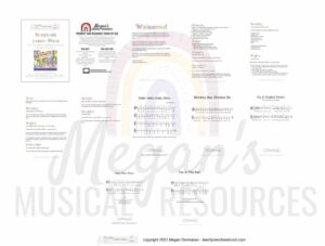 Preschool Music Lesson Plan | Five Monkeys Jumping | Music and Movement ...