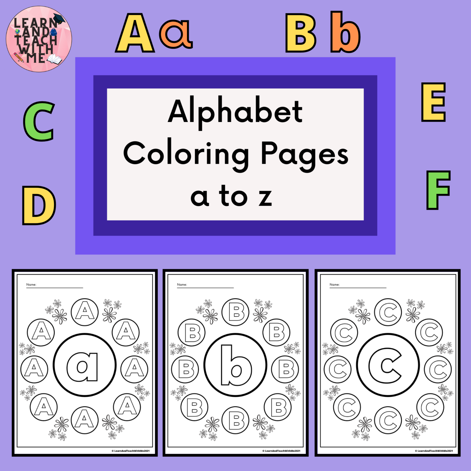 Lowercase Letters Find and Color Worksheets | Made By Teachers