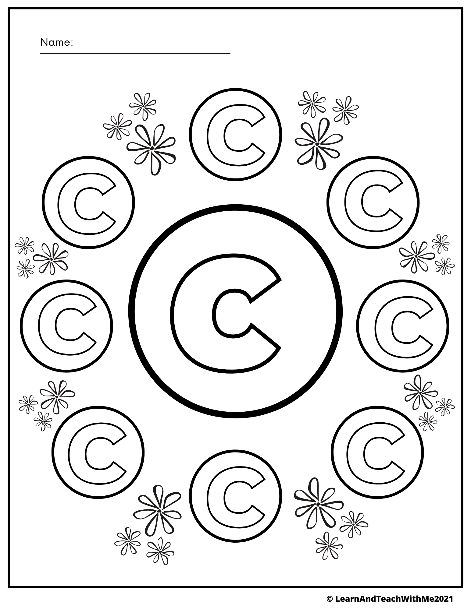 Alphabet Coloring Pages Uppercase Letters | Made By Teachers