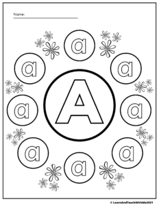 Alphabet Coloring Pages Lowercase Letters | Made By Teachers