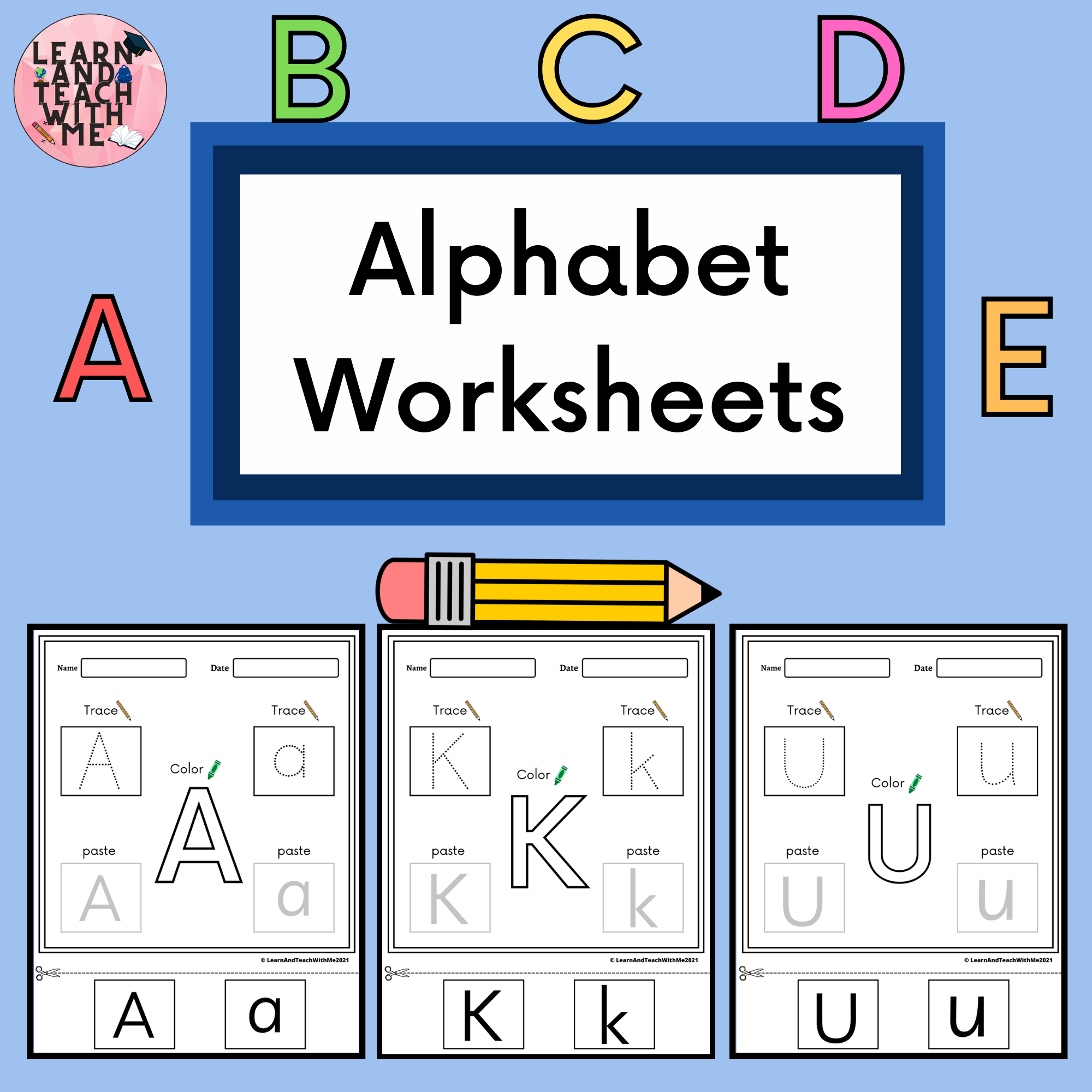 Arabic Alphabet Worksheets Trace and Write the Letters | Made By Teachers