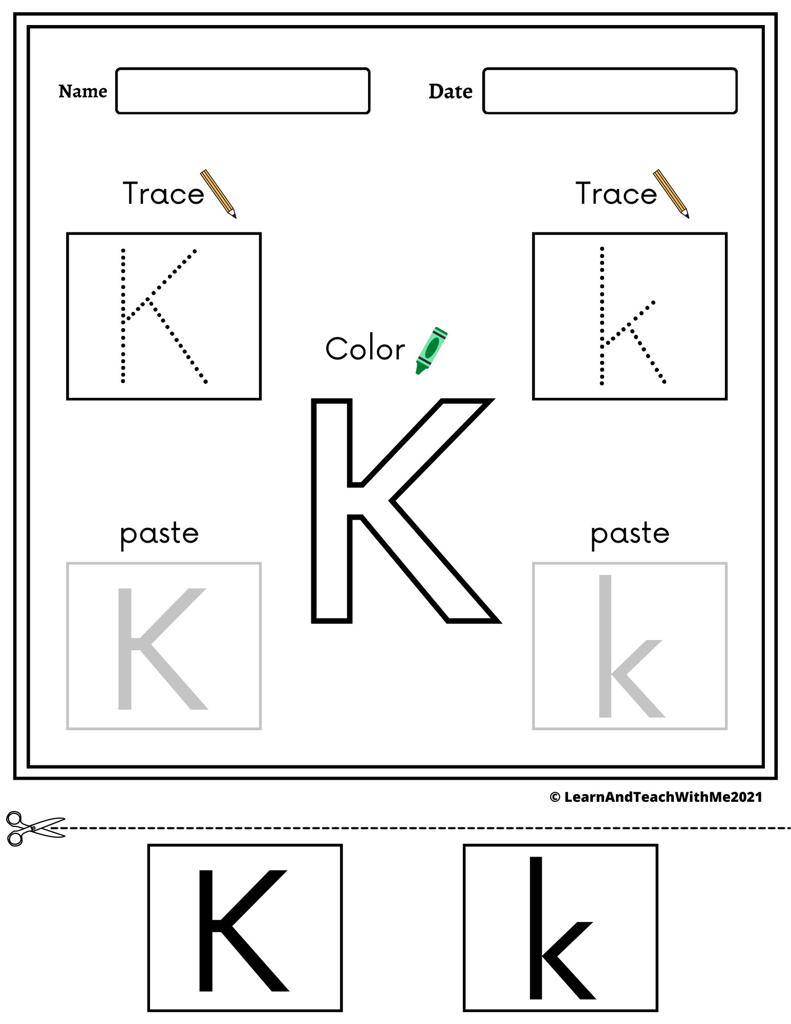 Uppercase and Lowercase Letters Worksheets | Made By Teachers