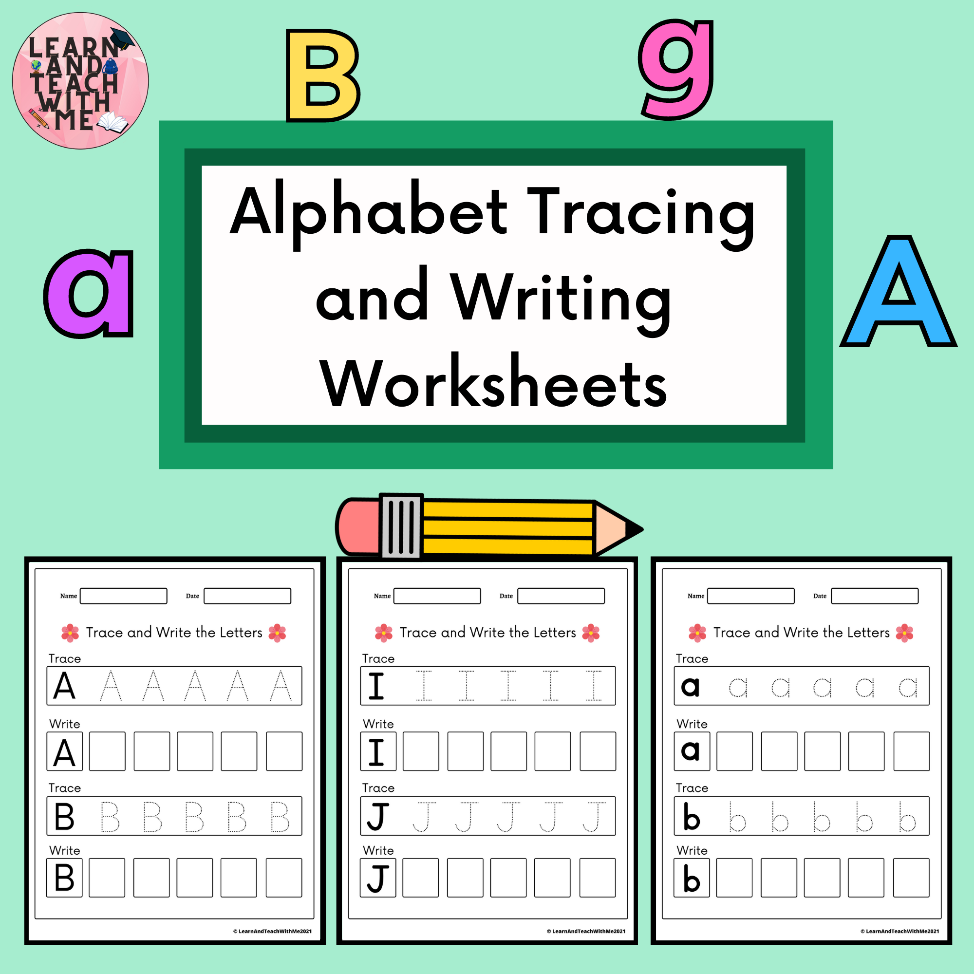 Alphabet Tracing and Writing Worksheets | Made By Teachers
