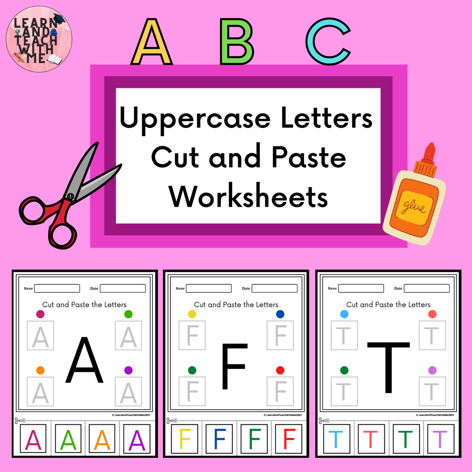 Alphabet Coloring Pages Uppercase Letters Worksheets | Made By Teachers
