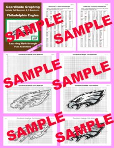 Super Bowl Coordinate Plane Graphing Picture: Philadelphia Eagles ...