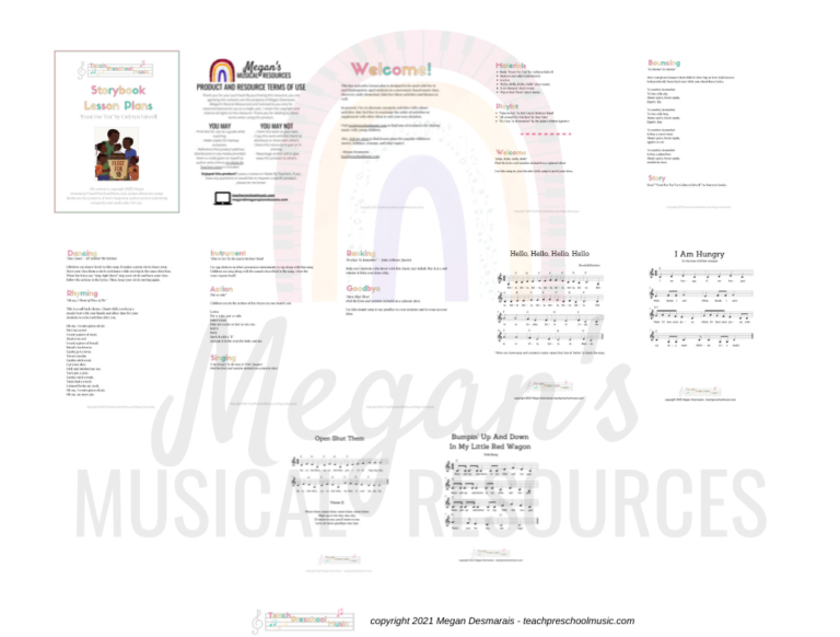 Preschool Music Lesson Plan | Feast For Ten | Music and Movement ...