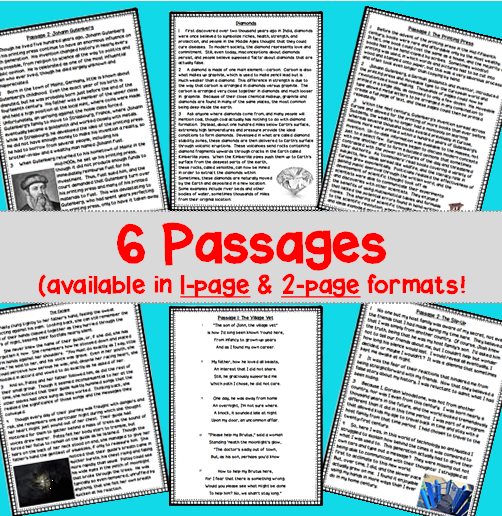 6th Grade ELA Practice State Test 3 Made By Teachers