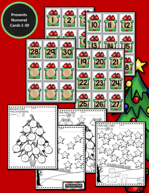 Christmas Counting 1 - 30 | Made By Teachers