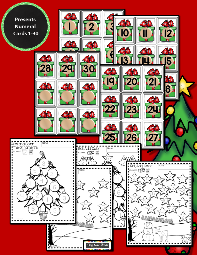 Christmas Counting 1 - 30 | Made By Teachers
