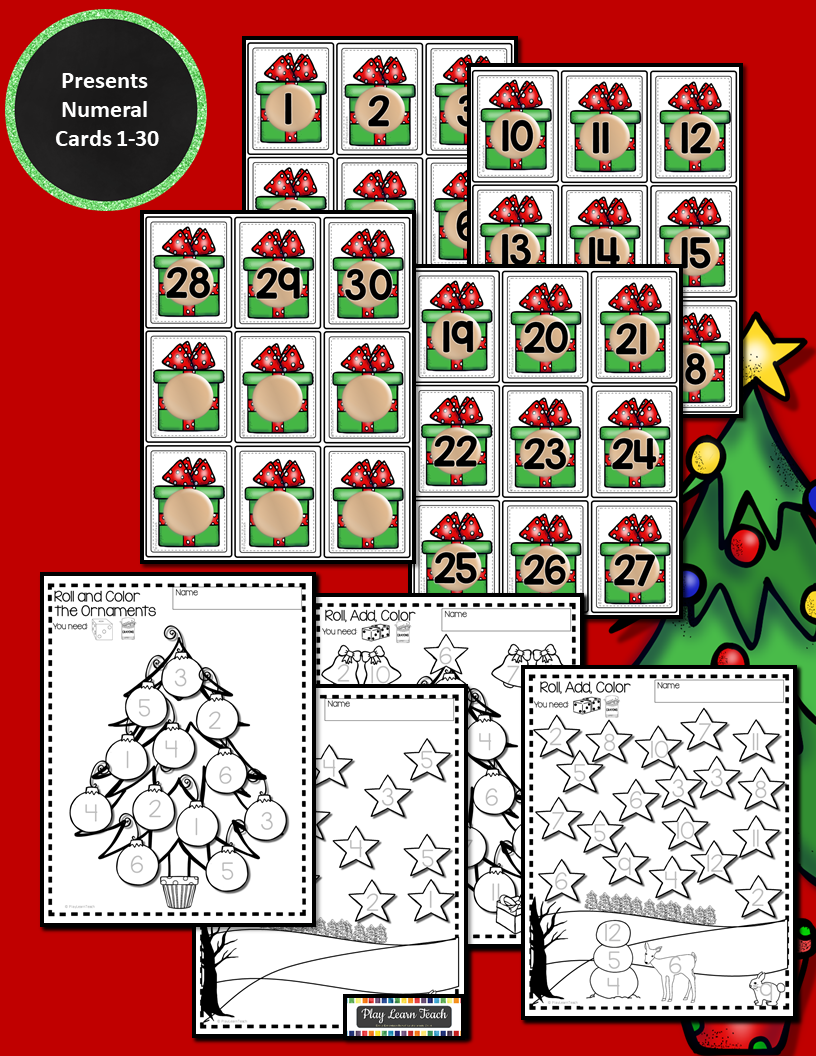 Christmas Counting 1 - 30 | Made By Teachers