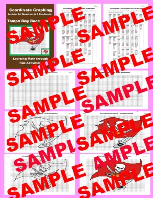 Super Bowl Coordinate Plane Graphing Picture: Tampa Bay Buccaneers ...