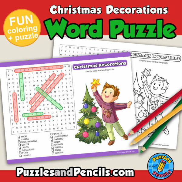 Christmas Word Search Puzzle Activity BUNDLE | 14 Christmas Wordsearch ...