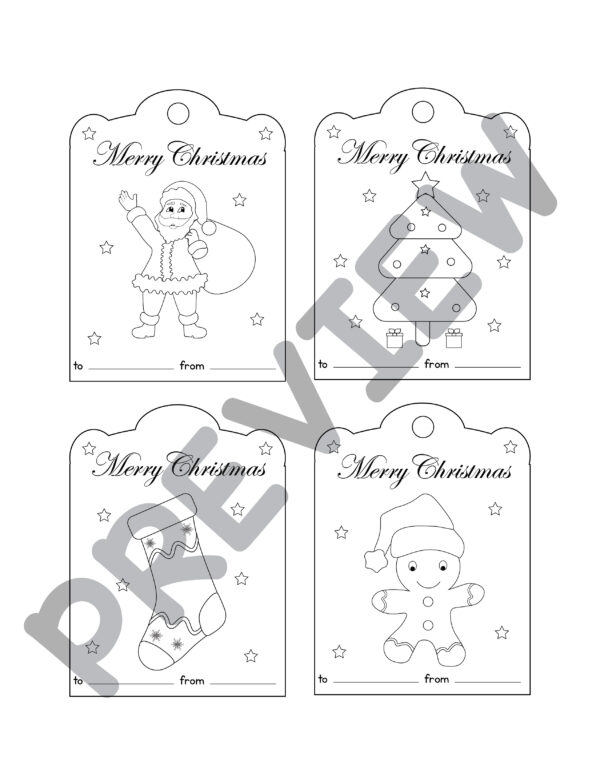 Christmas Craft Tags and Presents| No Prep | Made By Teachers
