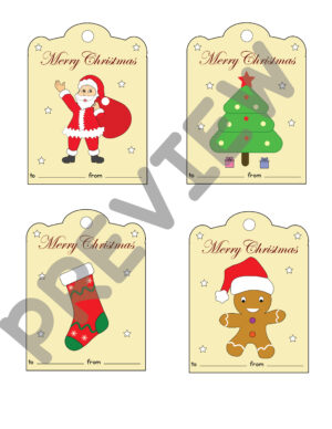 Christmas Craft Tags and Presents| No Prep | Made By Teachers