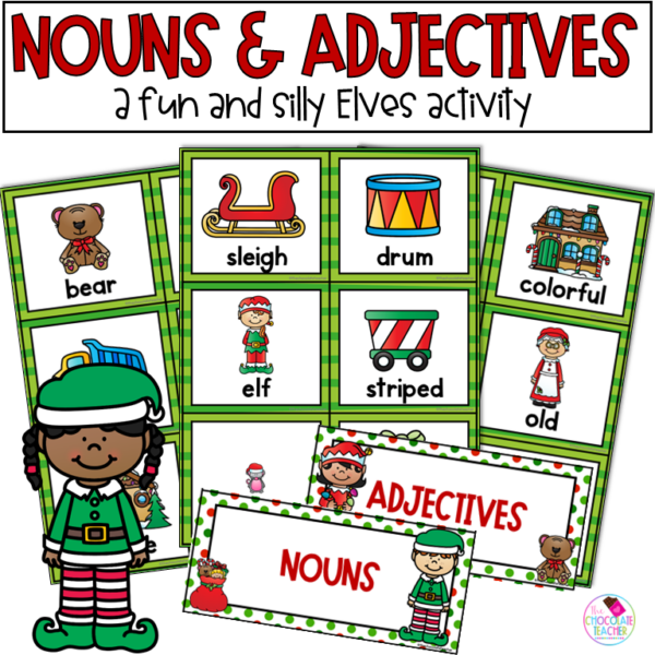 Nouns - Adjectives - Grammar Activities - Christmas | Made By Teachers