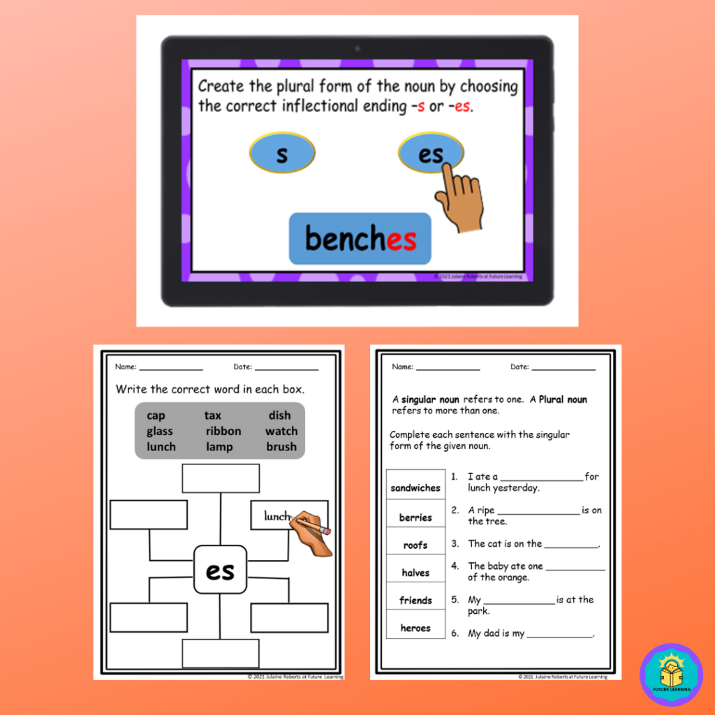 Inflectional Endings s es ed and ing | Activities - Made By Teachers