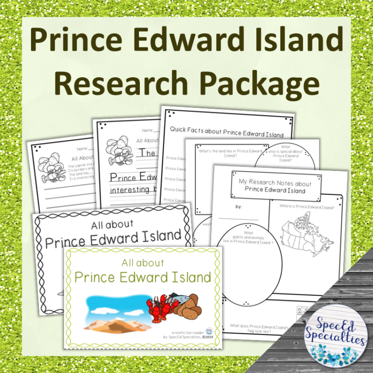 Prince Edward Island Province of Canada Differentiated Research Project ...