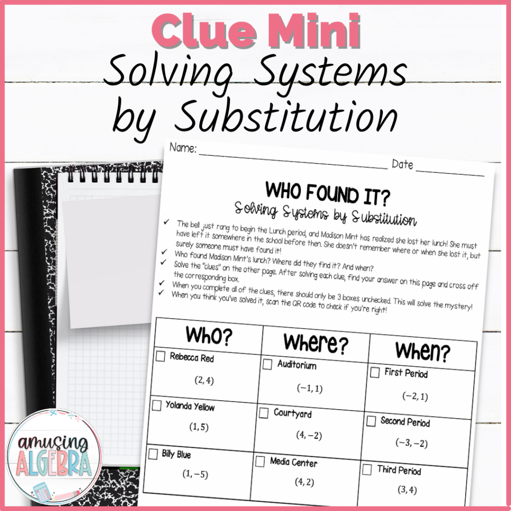 Solving Systems of Equations by Elimination Coloring Activity | Made By ...