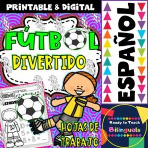 Soccer Fun No-Prep Printables in Spanish - Math & Ela | Made By Teachers