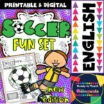 Soccer Fun Set (Ready to print Worksheets for Maths and ELA centers ...