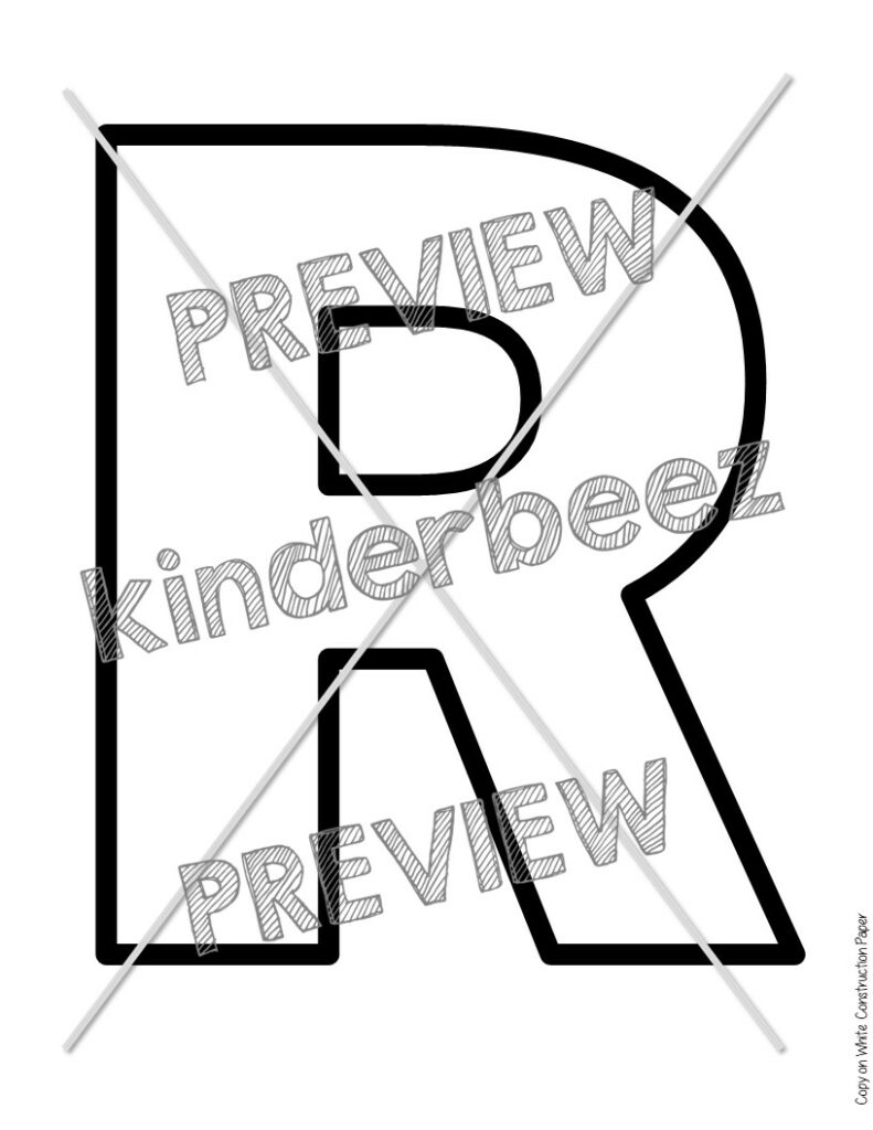 Letter R Craft, Rr is for Rabbit, Rabbit Craft | Made By Teachers