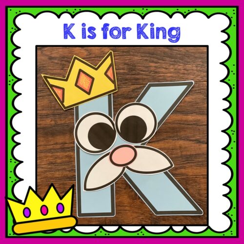Letter K Craft, Kk is for King, King Craft | Made By Teachers