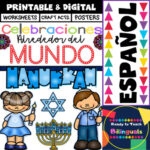 Hanukkah in Spanish - Holidays around the World - Worksheets/Crafts ...