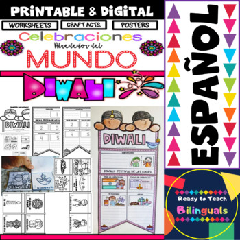 Diwali in Spanish - Holidays around the World - Worksheets/Crafts ...