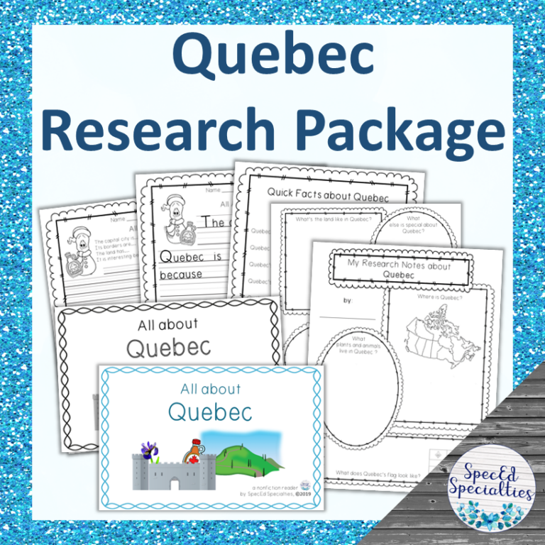 Quebec Province of Canada Differentiated Research Project | Made By ...