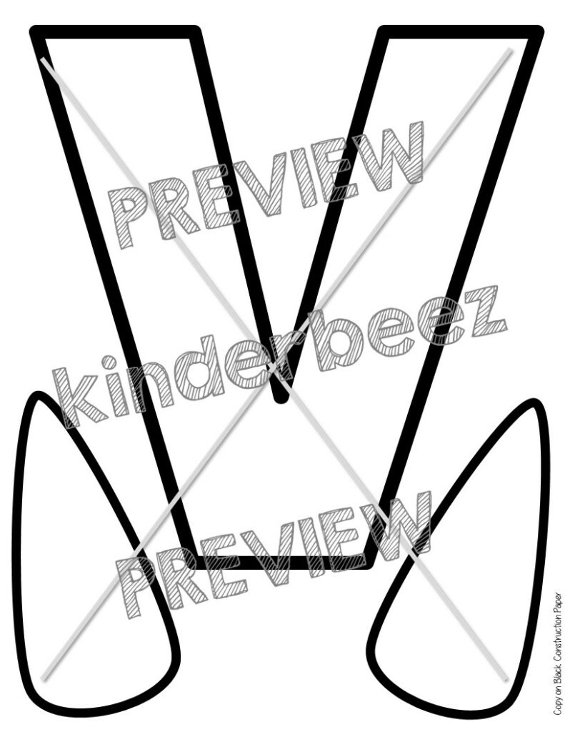 Letter V Craft, Vv is for Vulture, Vulture Craft | Made By Teachers