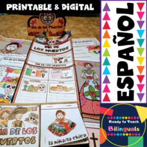 Day of the Dead in Spanish - Día de los Muertos Worksheets, Crafts and ...