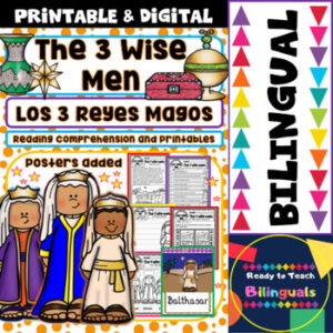 The 3 Wise Men - Los 3 Reyes Magos- Reading Comprehension and ...