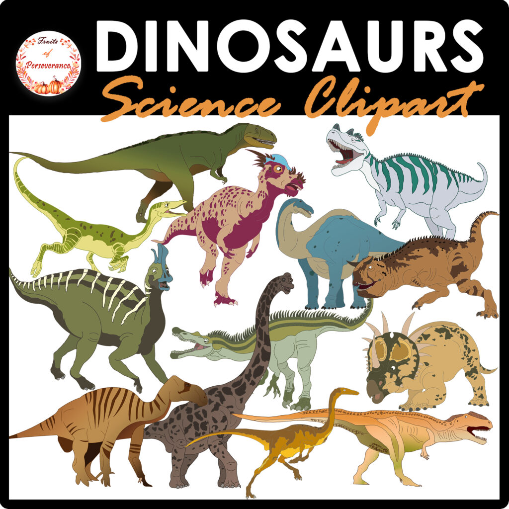 Dinosaur Clipart | Specific Species | Made By Teachers