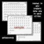 Cursive Handwriting Practice Packets - Made By Teachers