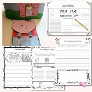 The True Story of The Three Little Pigs Reading & Writing Activities ...