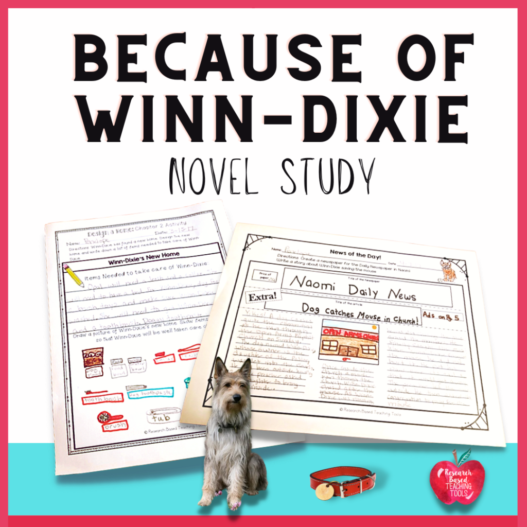 Because of Winn-Dixie Novel Study | Made By Teachers