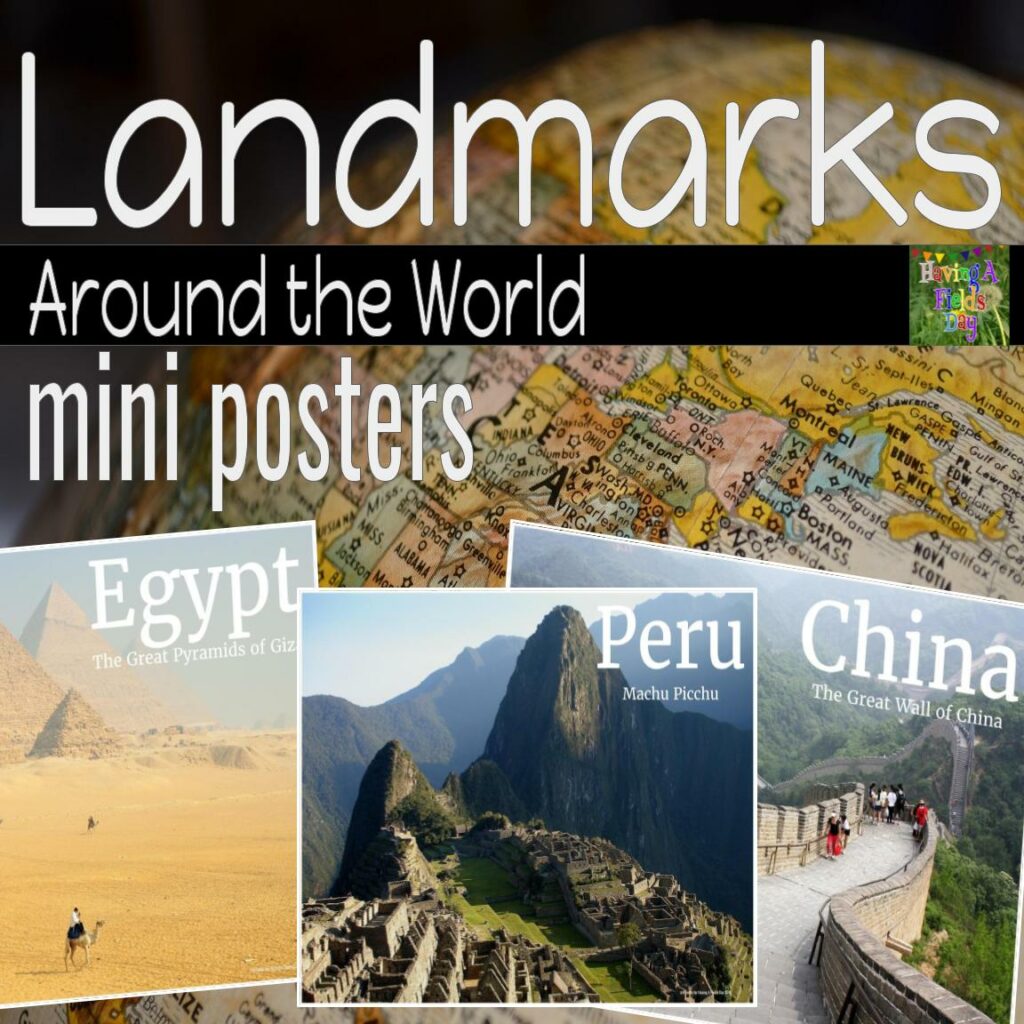 Landmarks Around The World Mini Posters | Made By Teachers