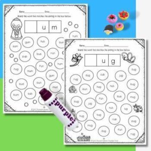 CVC Words Packets | Made By Teachers