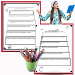 Blooming Book Report Forms | Engaging Reading Response for Grades 3-5 ...