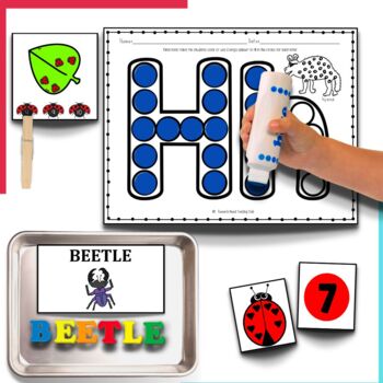 The Grouchy Ladybug Literacy and Math Center Activities - Made By Teachers
