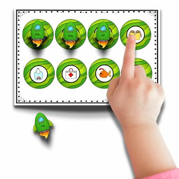 CVC Word Activities: Matching Mats Outer Space Theme - Made By Teachers